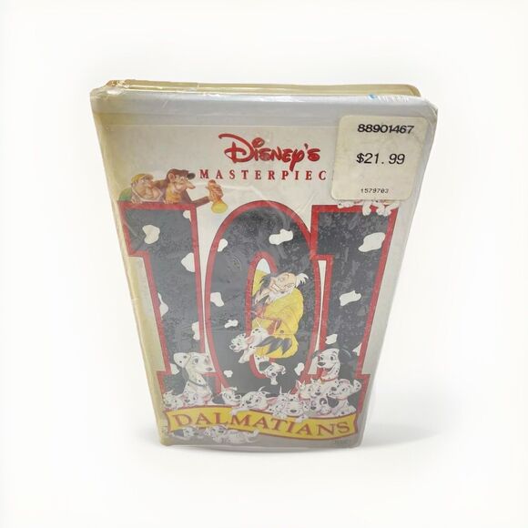 Media Disney 11 Dalmatians Vhs 1999 Masterpiece New Sealed Damaged